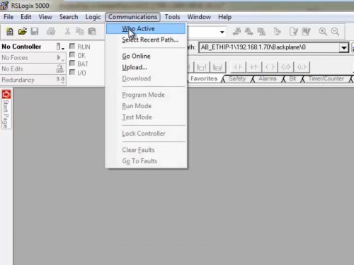 How To Do Upload And Online Edit In Rslogix 5000 Allen Bradly Industrial Automation Plc