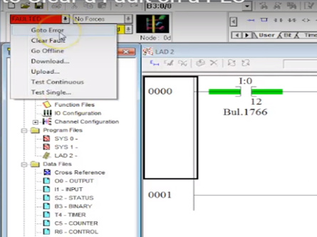How to clear faults in Micrologix 1400 PLC - Allen Bradly - Industrial ...